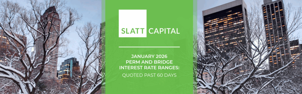 Interest Rate Ranges: Quoted Past 60 Days - Slatt Capital